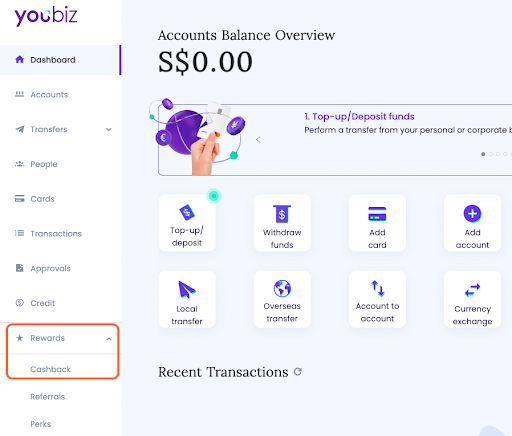 Make your first card spend and start enjoying our unlimited 1% cashback ...