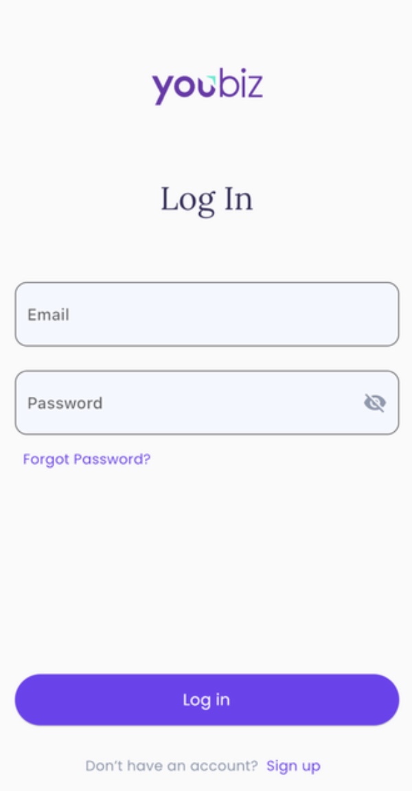 Login to your account with YouBiz mobile application – YouBiz Help Centre