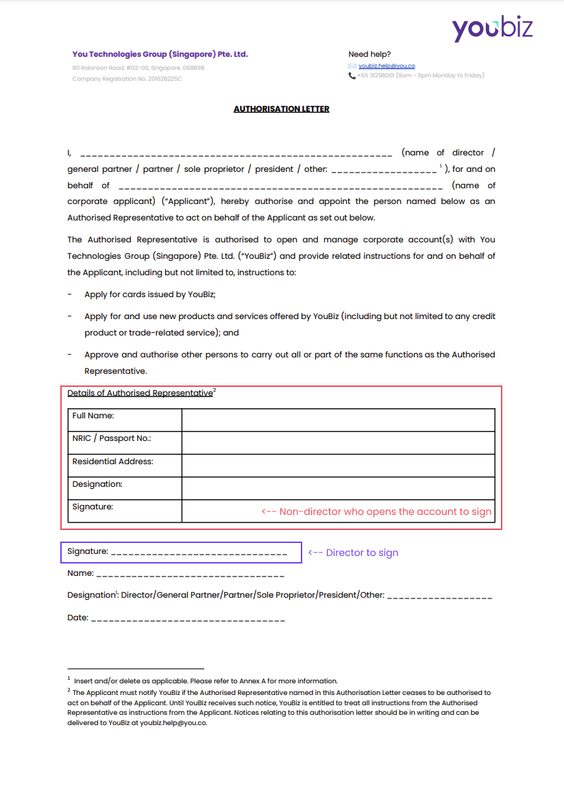 Guidance on Submitting Required Documents – YouBiz Help Centre